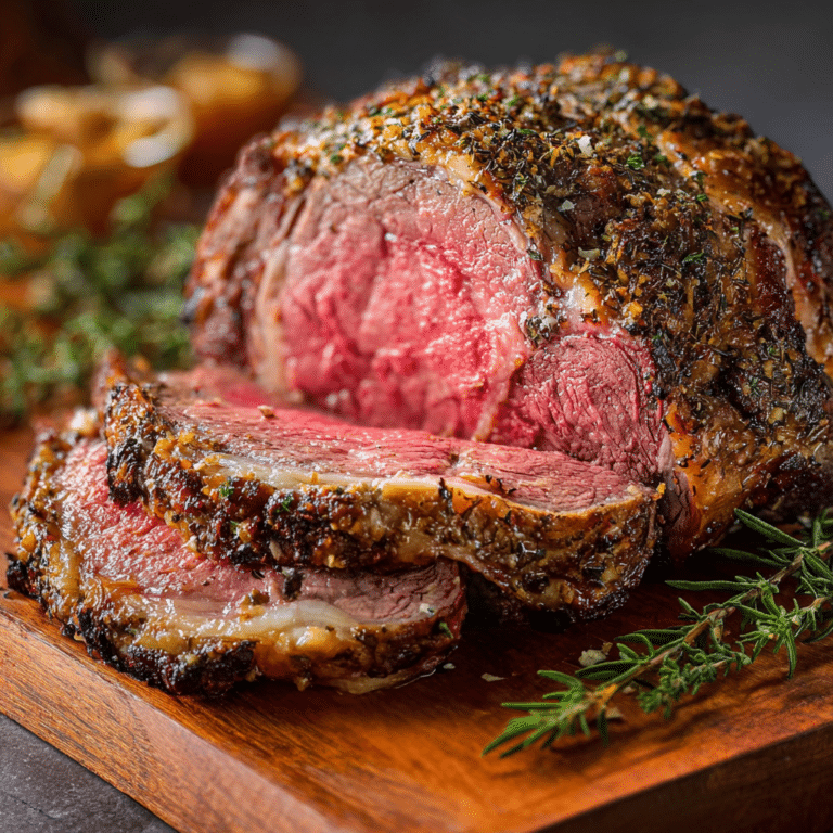 Garlic Herb Prime Rib Roast