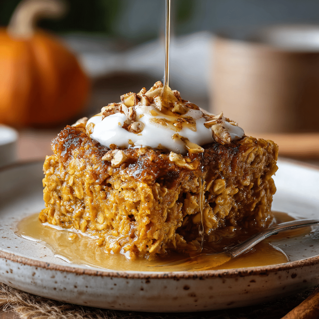 Pumpkin Baked Oatmeal