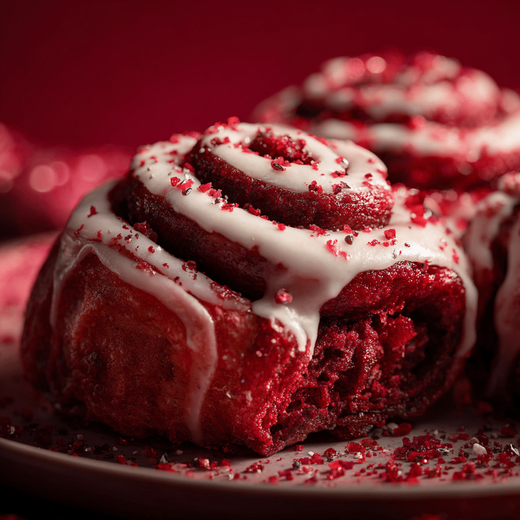 Red Velvet Cinnamon Rolls