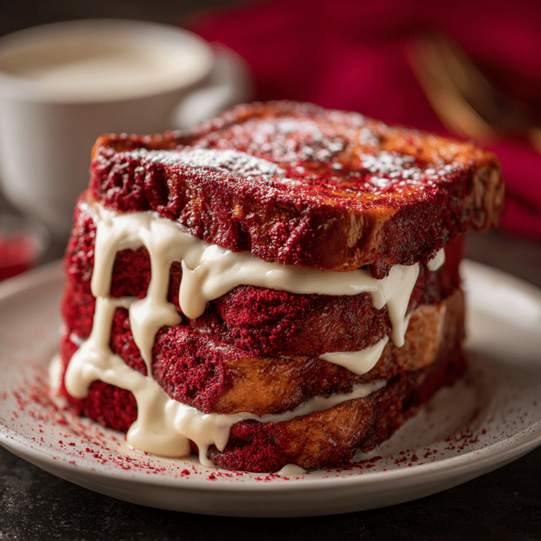 Red Velvet French Toast
