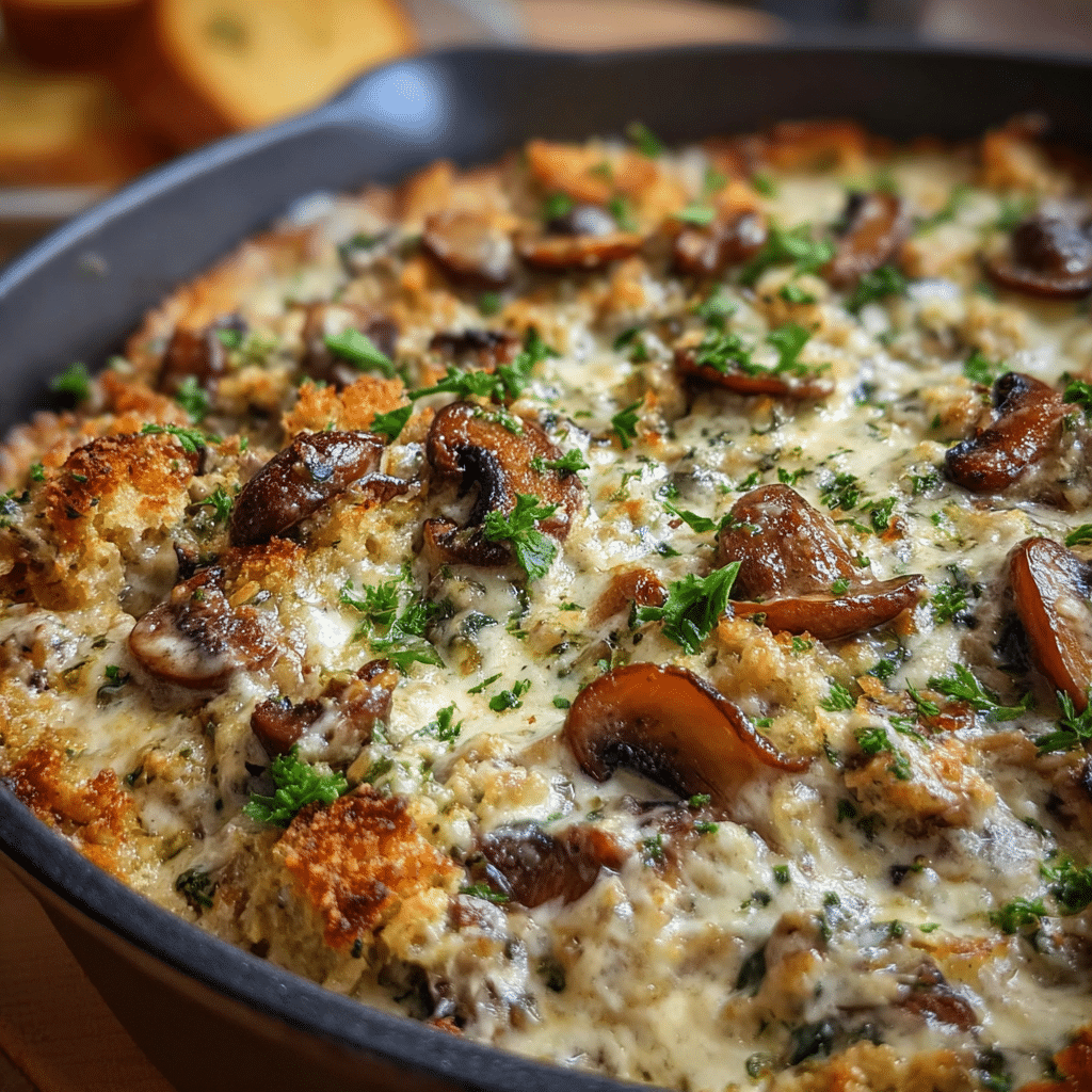 Stuffed Mushroom Dip